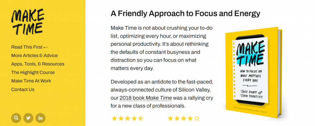 Make Time oleh Jake Knapp: Tips Praktikal Manajemen Waktu dan ...
